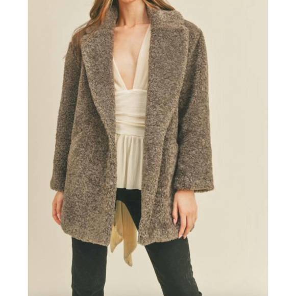 Lush | Jackets & Coats | New Lush Sophia Jacket In Brown | Poshmark